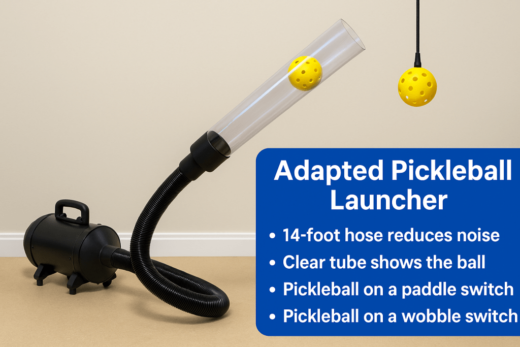 Custom Pickleball Launcher and Switches for Accessibility for All ...